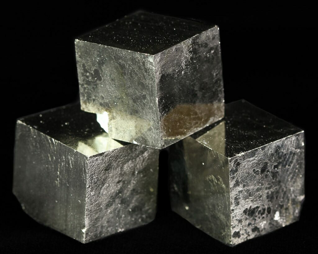 Natural, Pyrite Cubes From Spain (Wholesale Flat) - 48 Pieces For Sale ...