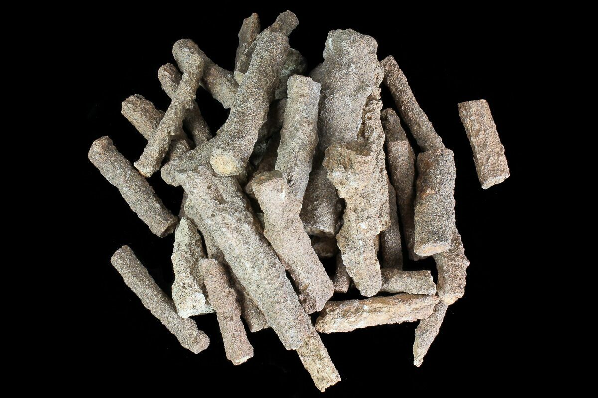 1-4" Fulgurites ("Petrified Lightning") Wholesale Lot ~ 200 Pieces For ...
