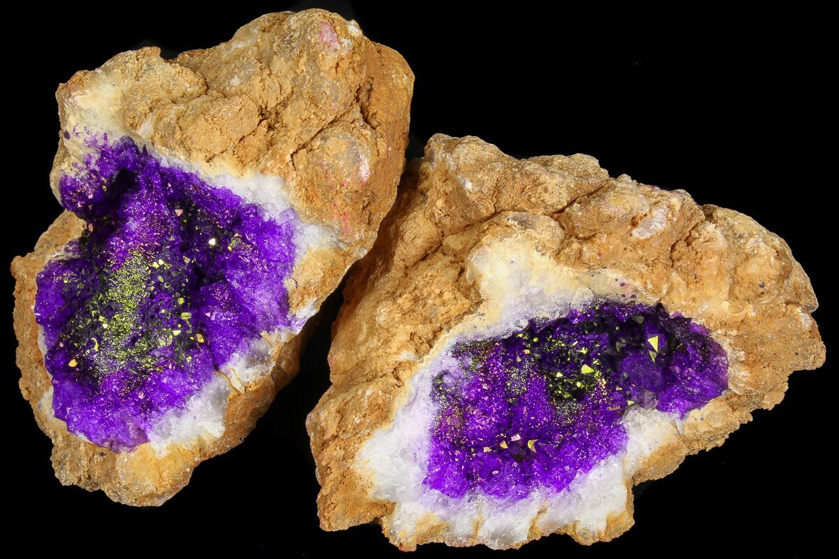 Lot: 3 - 4" Dyed Quartz Geodes - 50 Pieces For Sale (#77249 ...