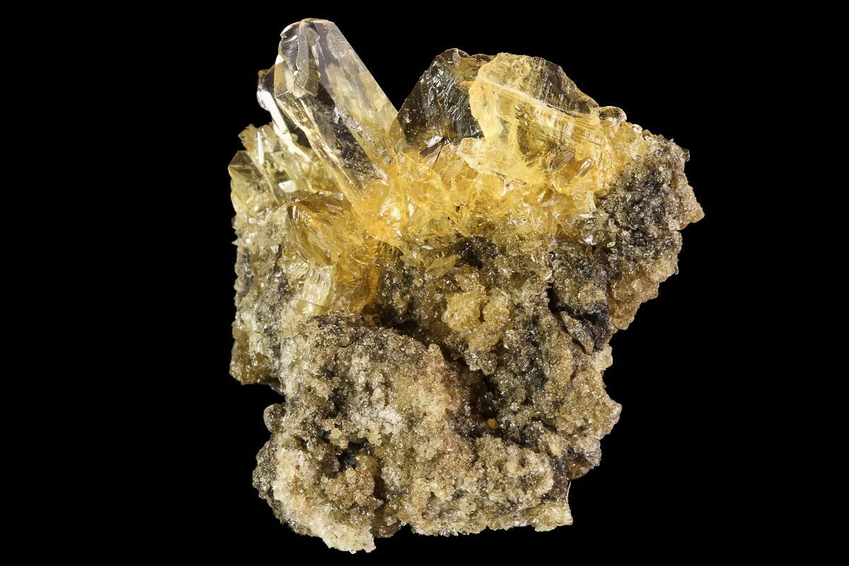 2.1" Selenite Crystal Cluster (Fluorescent) - Peru (#94615) For Sale ...