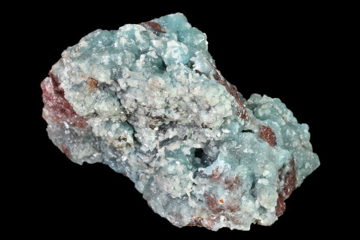 3.5" Cerussite Crystals on Botryoidal Hemimorphite - Congo (#148437 ...