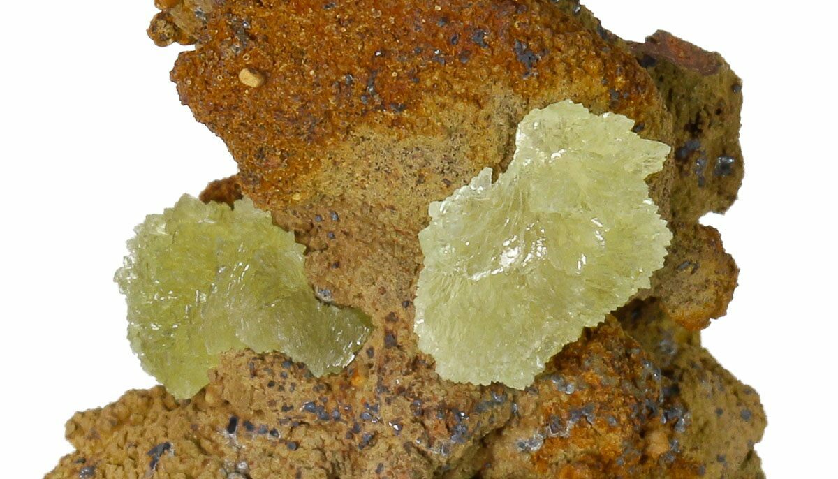 1.5" Yellow-Green Austinite Crystal Cluster - Durango, Mexico (#154707 ...