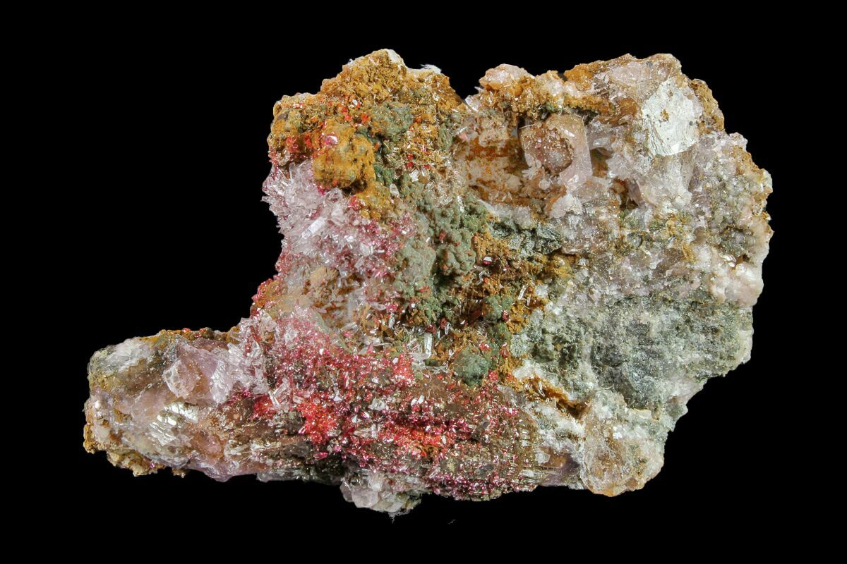 2" Roselite and Calcite Crystals on Dolomite - Morocco (#159415) For ...