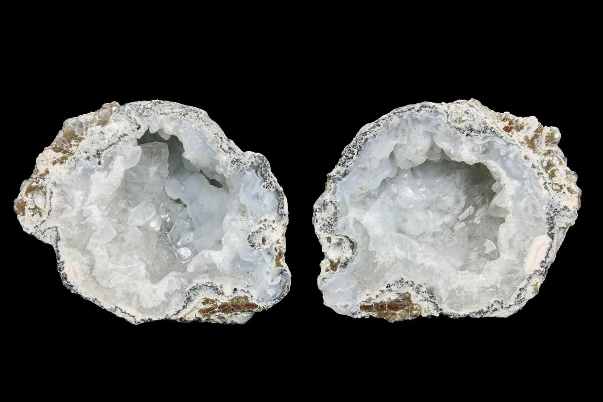 3" Las Choyas "Coconut" Geode with Quartz & Chalcedony - Mexico ...