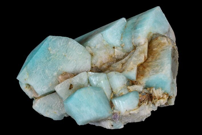 3" Amazonite Crystal Cluster with Smoky Quartz - Colorado (#168088) For ...