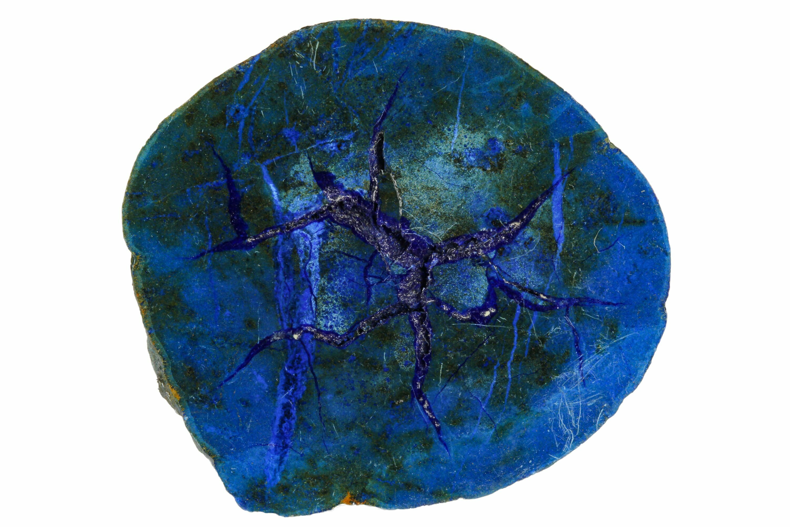 1.33" Vivid Blue, Cut/Polished Azurite Nodule - Siberia (#175559) For ...