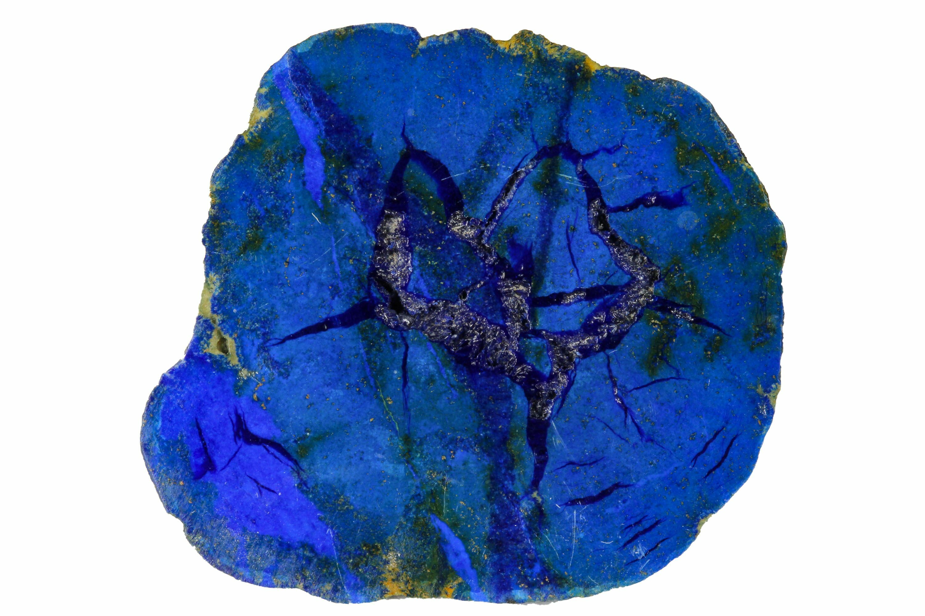 1.21" Vivid Blue, Cut/Polished Azurite Nodule - Siberia (#175560) For ...