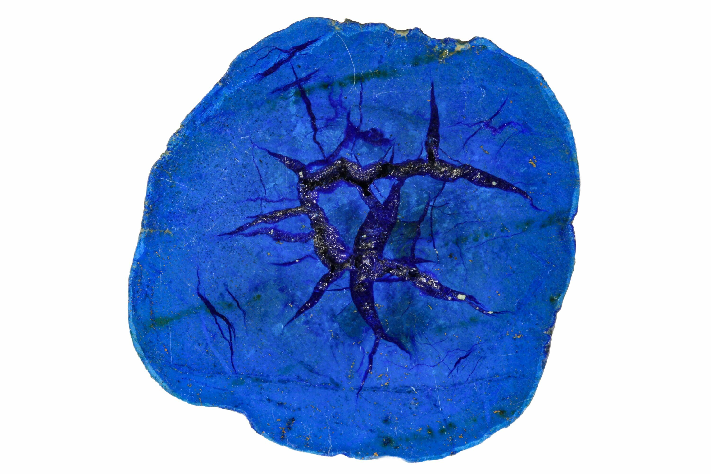 1.4" Vivid Blue, Cut/Polished Azurite Nodule - Siberia (#175561) For ...