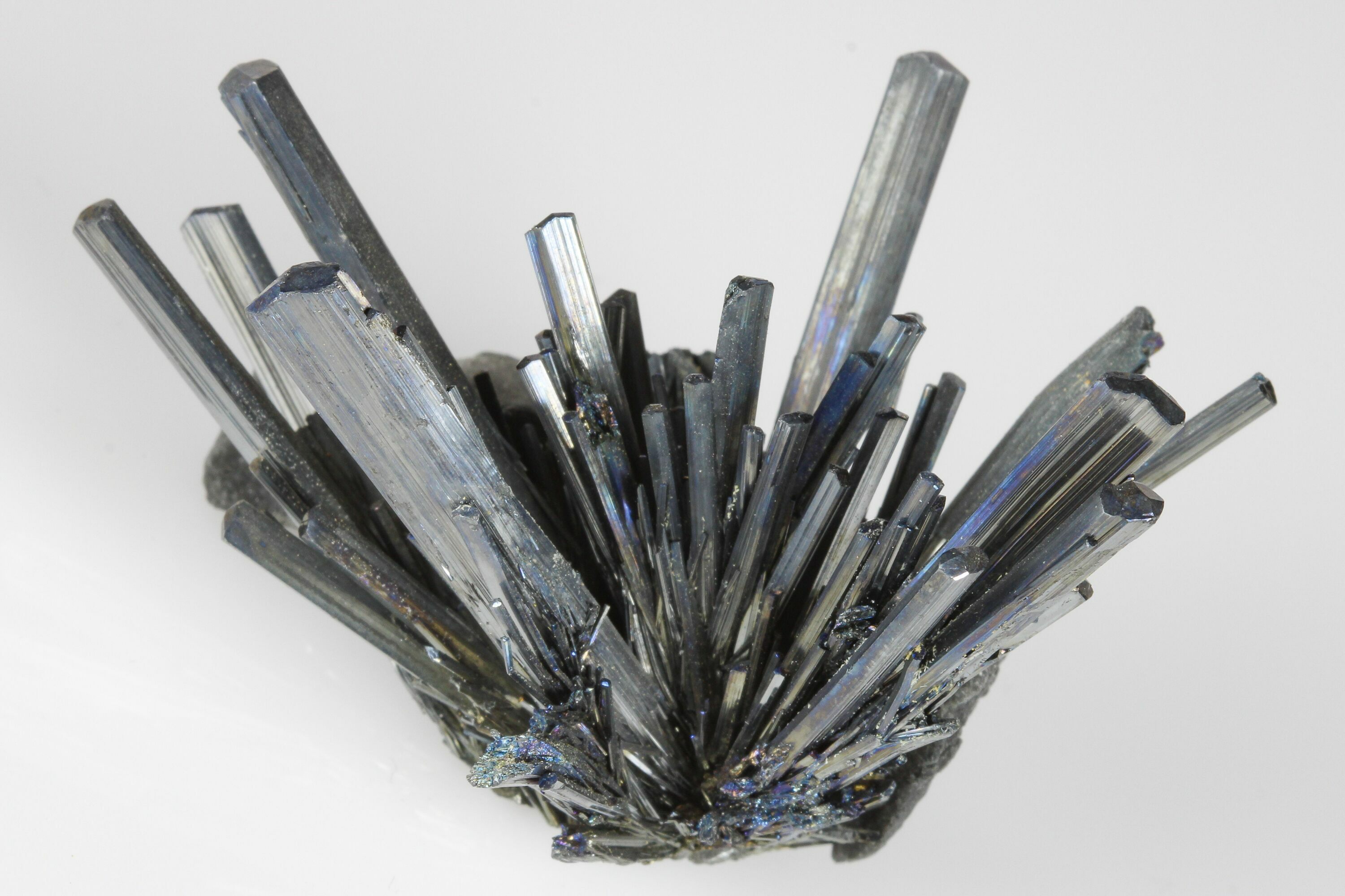 1.95" Lustrous, Metallic Stibnite Crystal Spray On Matrix - China ...