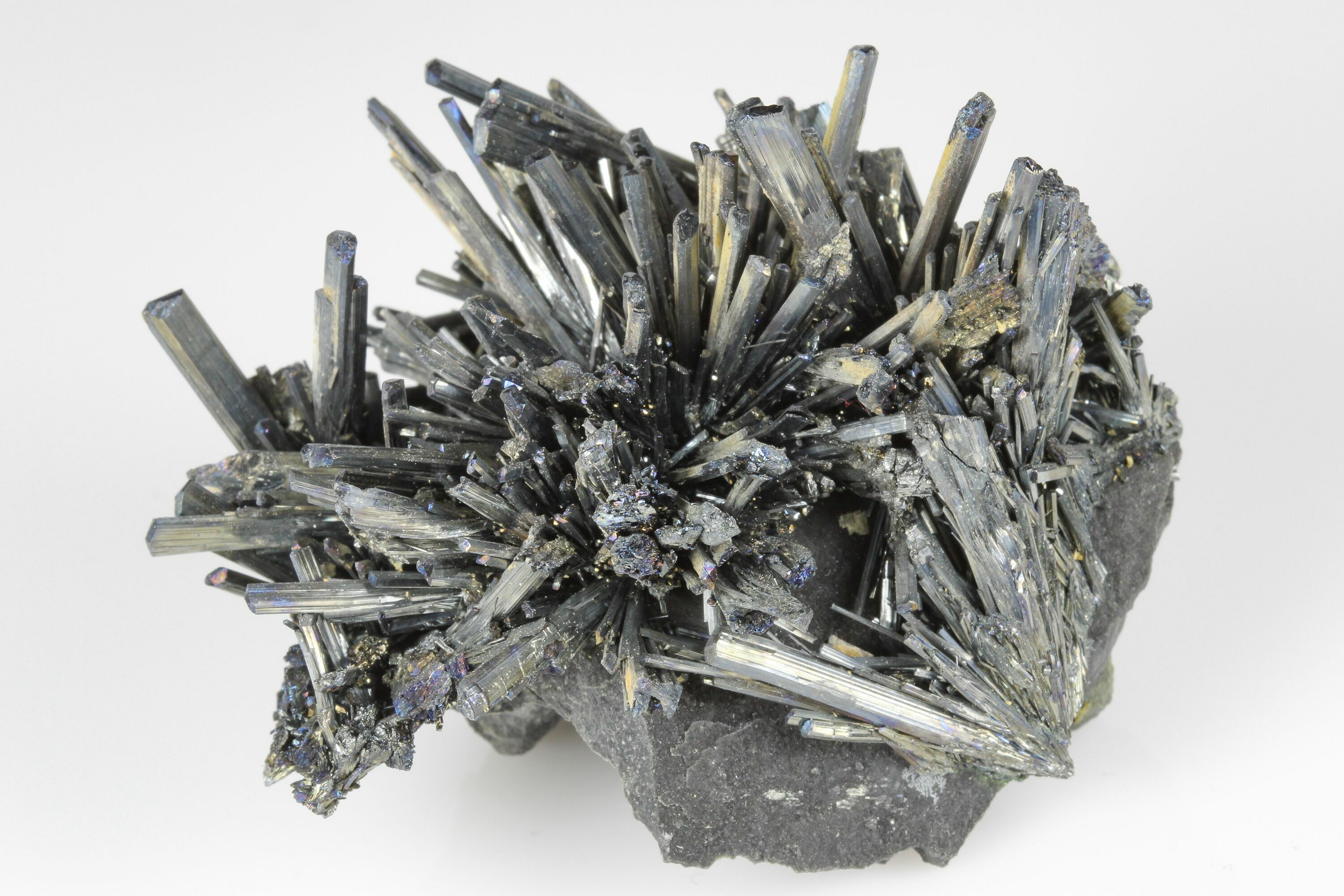 2.35" Metallic Stibnite Crystal Spray On Matrix - China (#175900) For ...