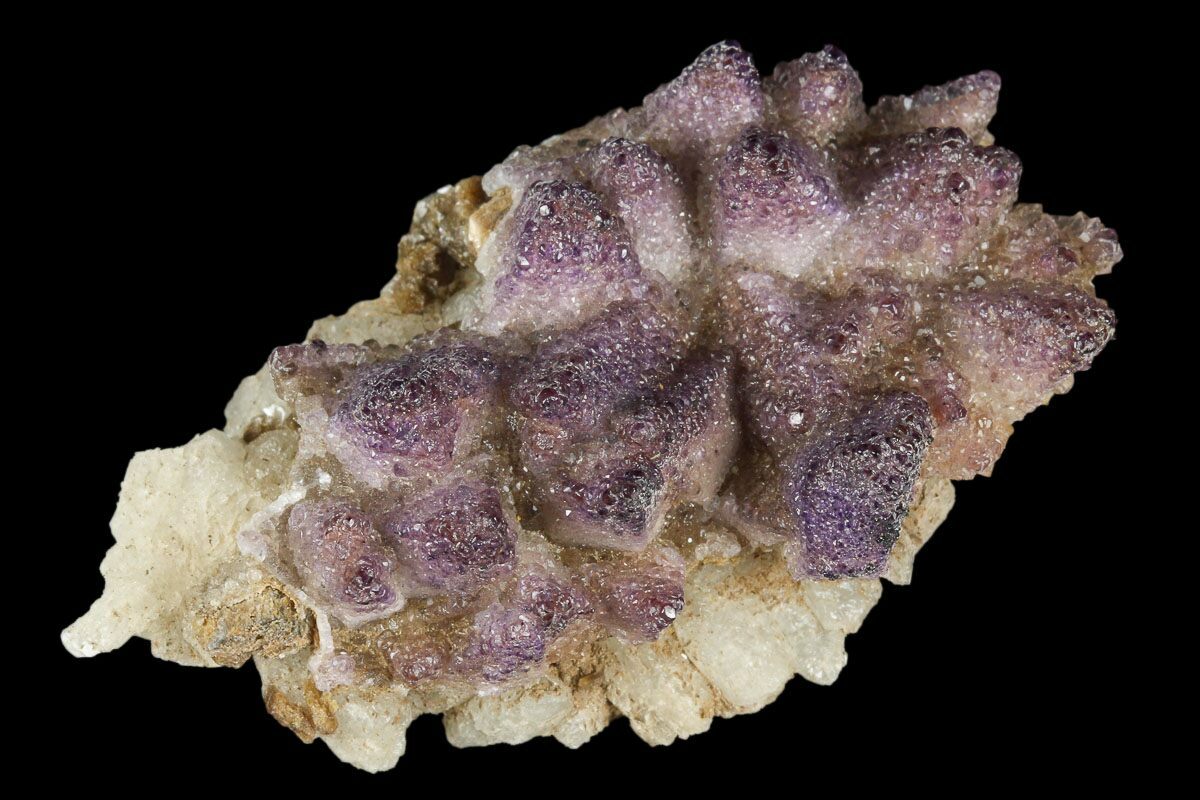 2.4" Calcite Crystal Cluster with Purple Fluorite (New Find) - China ...