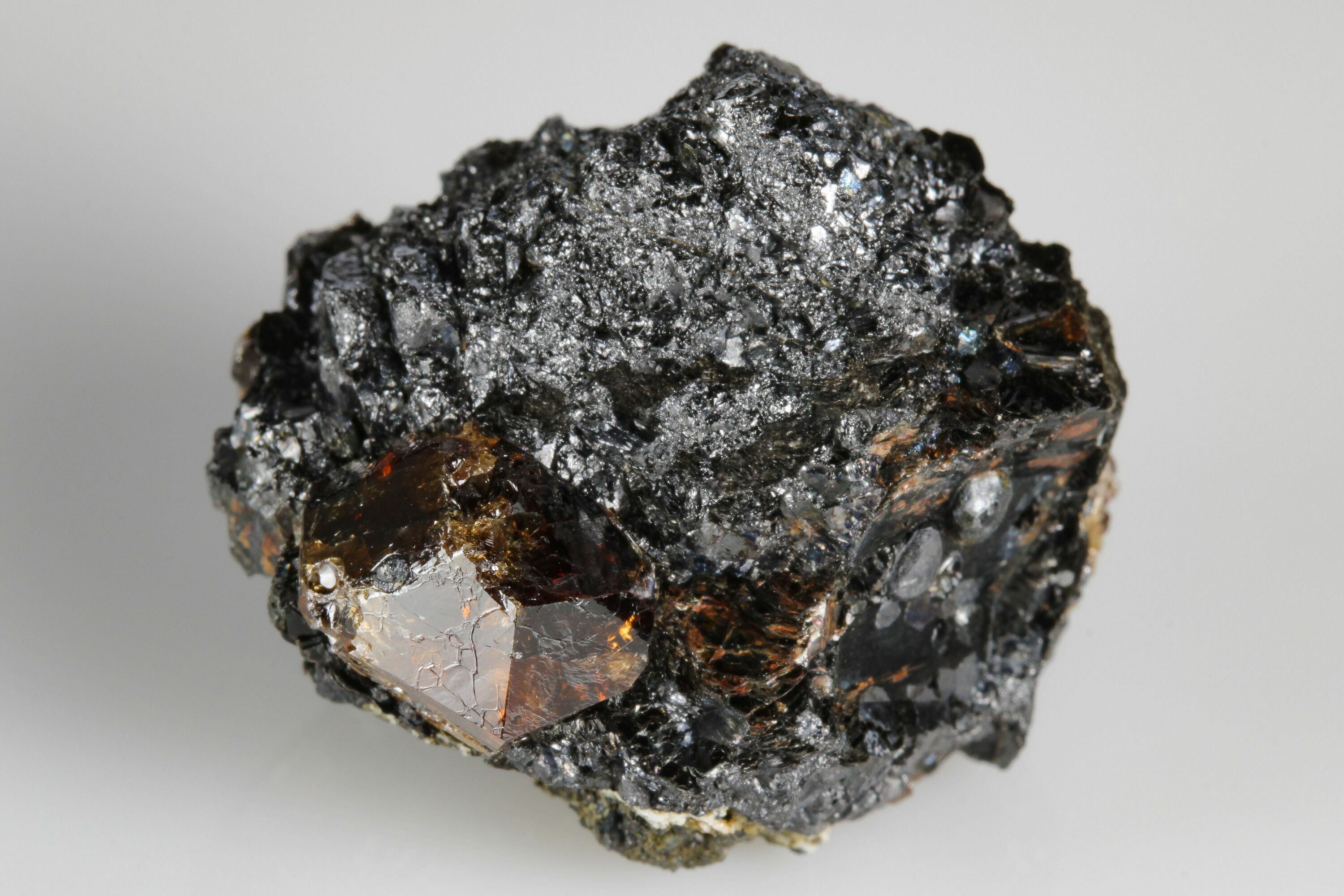 Fluorescent Zircon Crystal in Biotite Schist - Norway (#175852) For ...