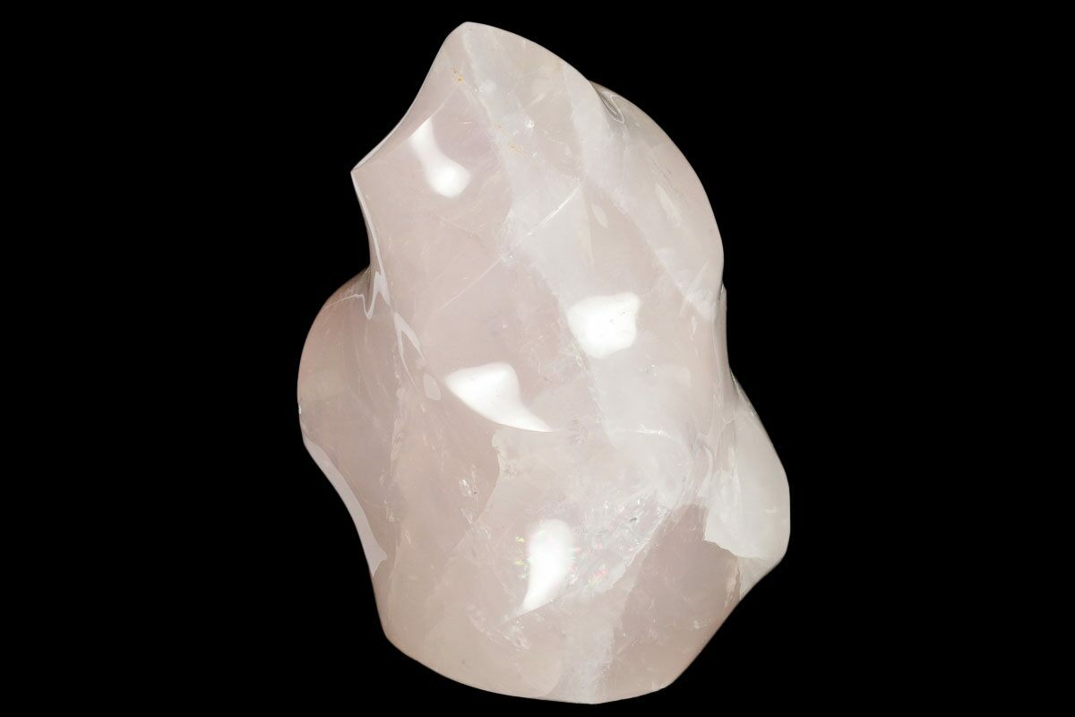 6" Tall, Polished Rose Quartz Flame - Madagascar (#183797) For Sale ...