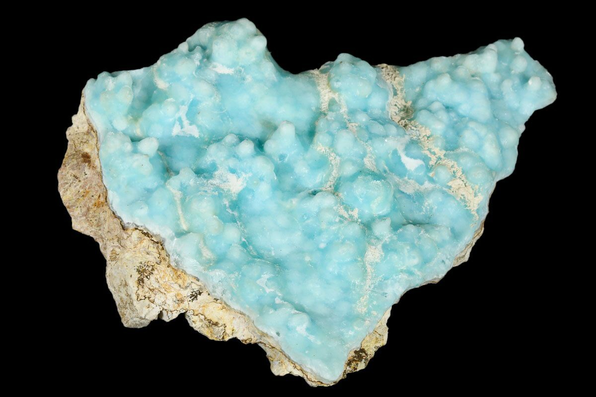 3.8" Sky-Blue, Botryoidal Aragonite Formation - Yunnan Province, China ...