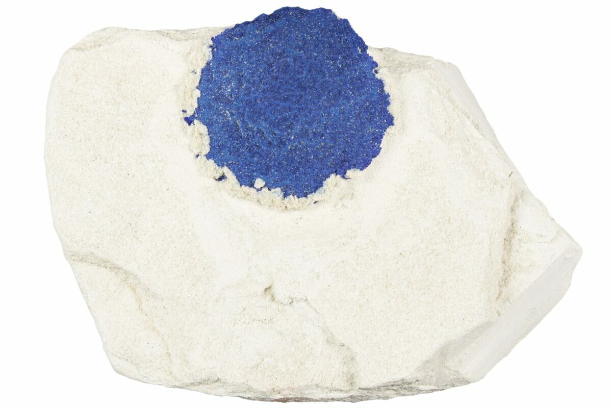 .85" Vibrant Blue Azurite Sun on Siltstone - Australia (#188489) For ...