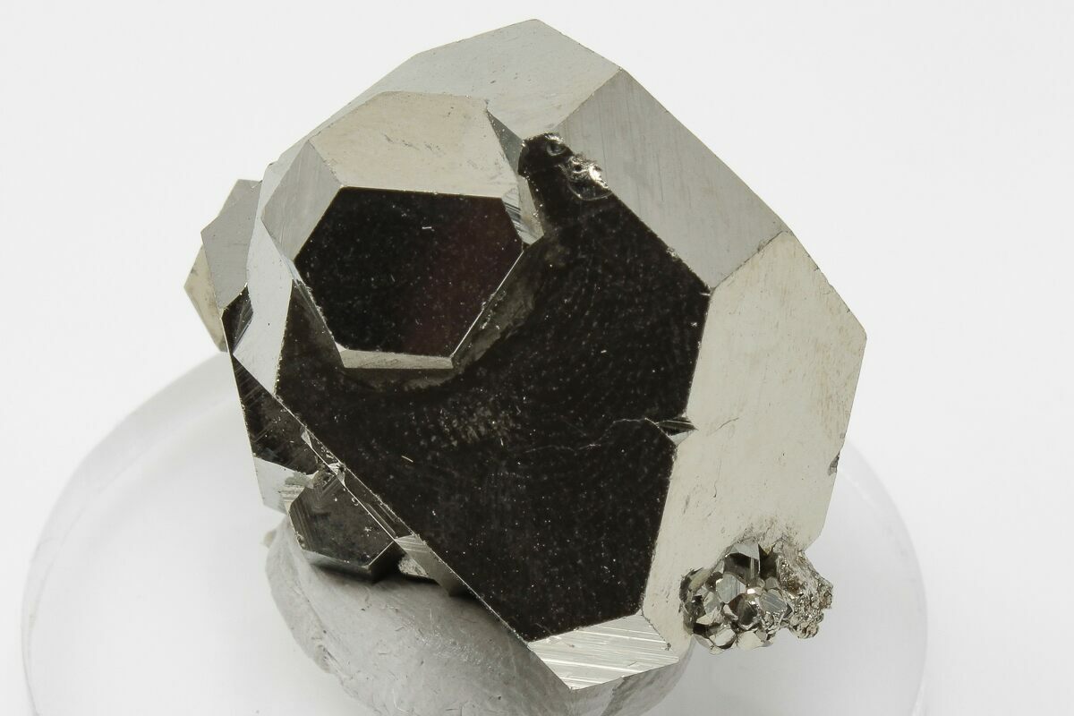 1.25" Shiny, Pyritohedral Pyrite Crystal Cluster - Peru (#195655) For ...
