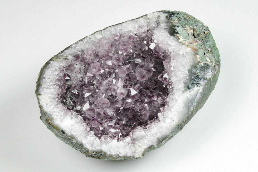 5" Purple Amethyst Geode With Polished Face - Uruguay (#199724) For ...