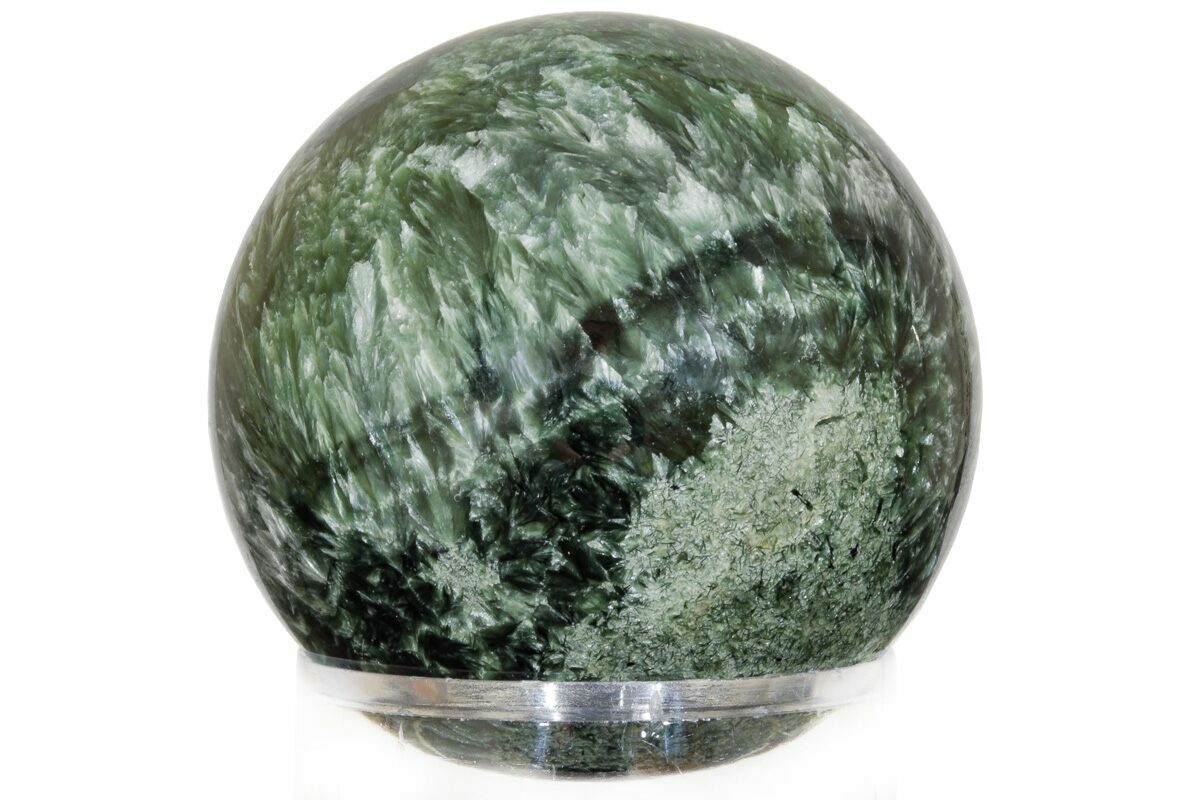 2.25" Polished Seraphinite Sphere - Siberia (#208681) For Sale ...