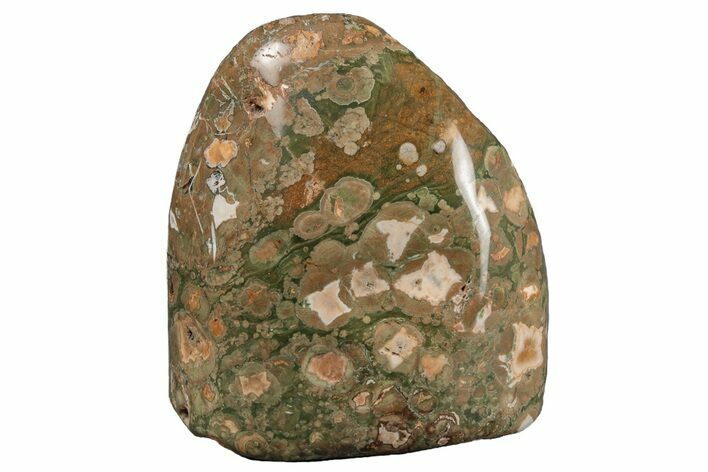 3.85" Free-Standing, Polished Rainforest Jasper (Rhyolite) - Australia ...