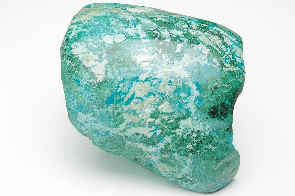 3.6" Polished Blue River Chrysocolla Section - Arizona (#209556) For ...