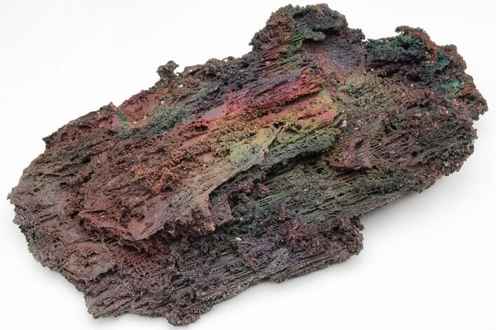 4.9" Vibrant, Iridescent Hematite After Goethite Formation - Georgia ...