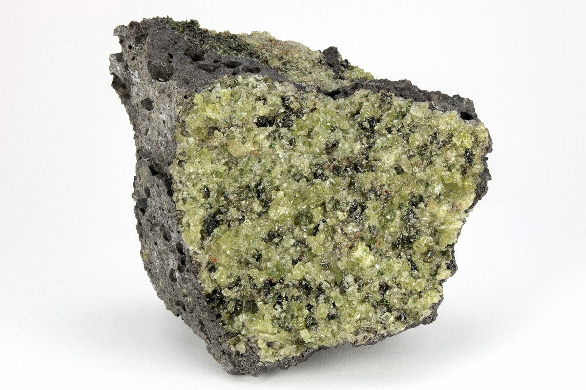 3.7" Peridot in Basalt - Arizona (#211691) For Sale - FossilEra.com