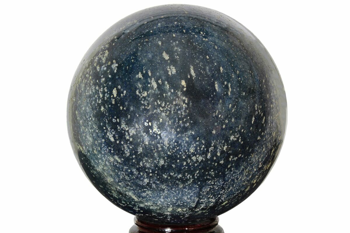 6.6" Polished Dumortierite Sphere - Madagascar (#217350) For Sale ...