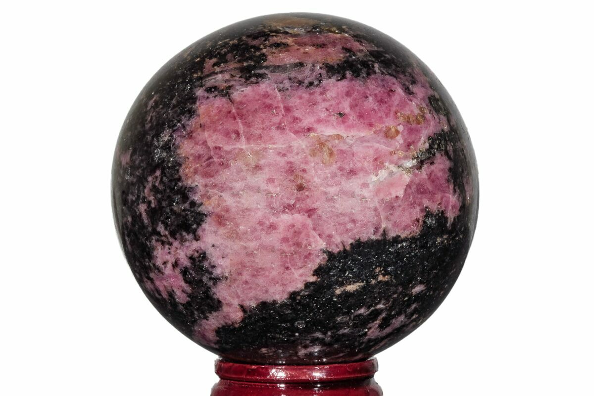 2.4" Polished Rhodonite Sphere - Madagascar (#218884) For Sale ...