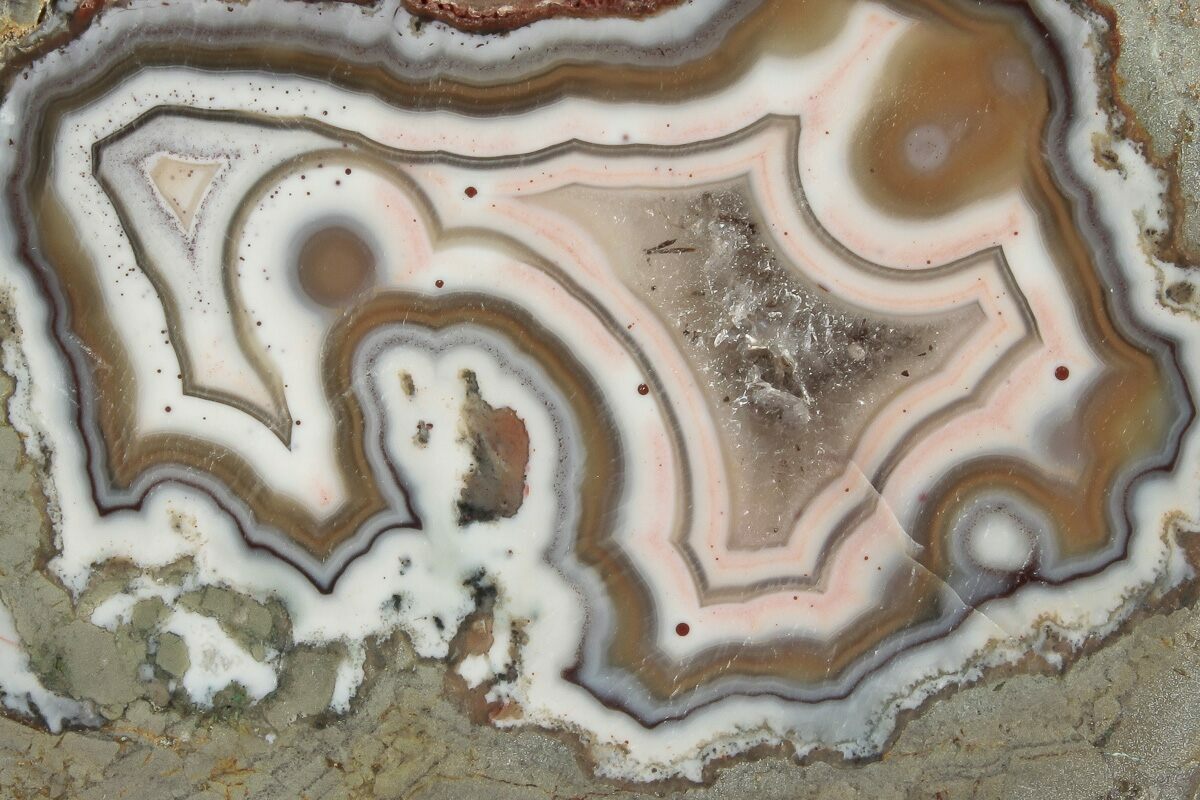 2.2" Polished Berber Agate Nodule Half - Morocco (#186953) For Sale ...