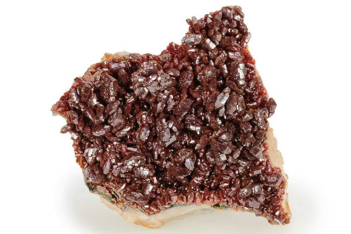 2.15" Dark Red Vanadinite Crystals on Barite - Morocco (#223664) For ...