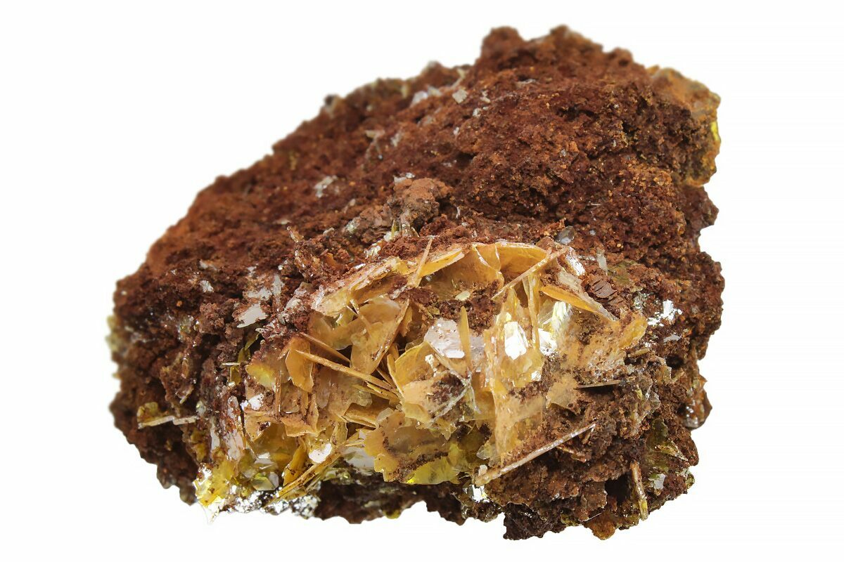 2.05" Yellow Wulfenite Crystals - Lucin, Utah (#223324) For Sale ...