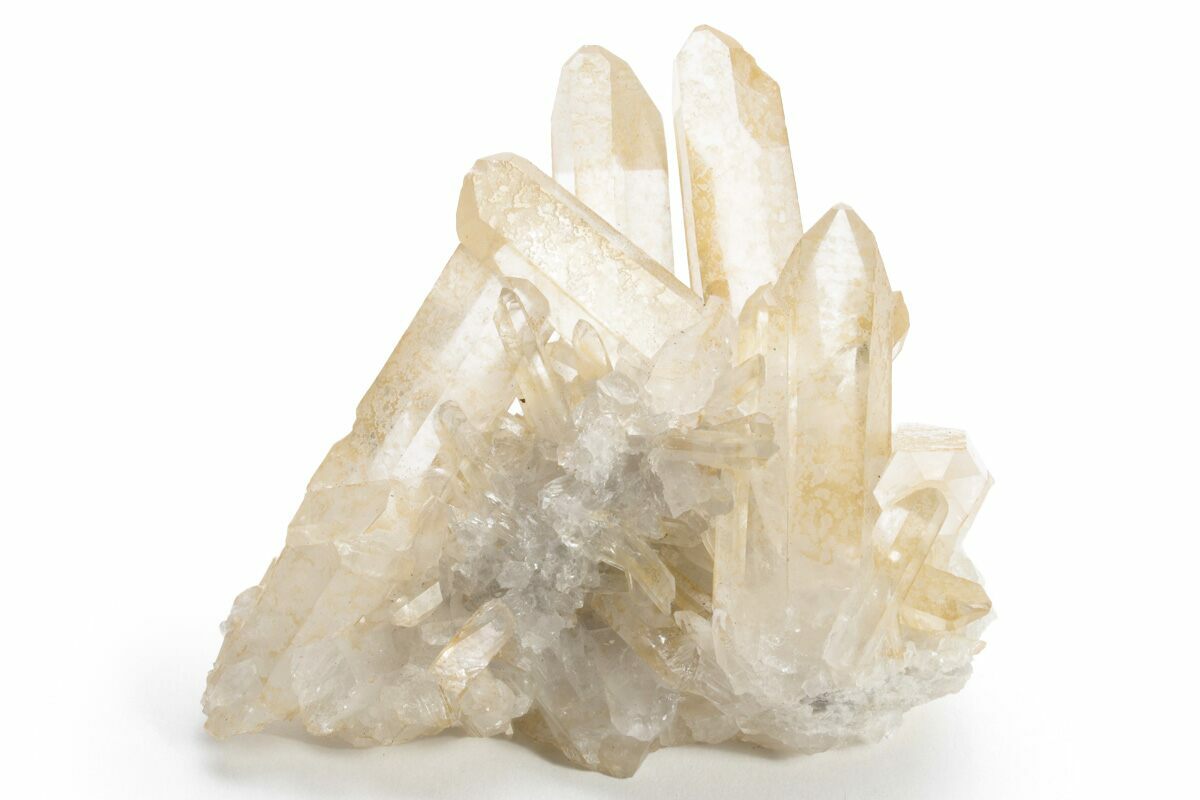 3" Clear Quartz Crystal Cluster - Brazil (#225164) For Sale - FossilEra.com