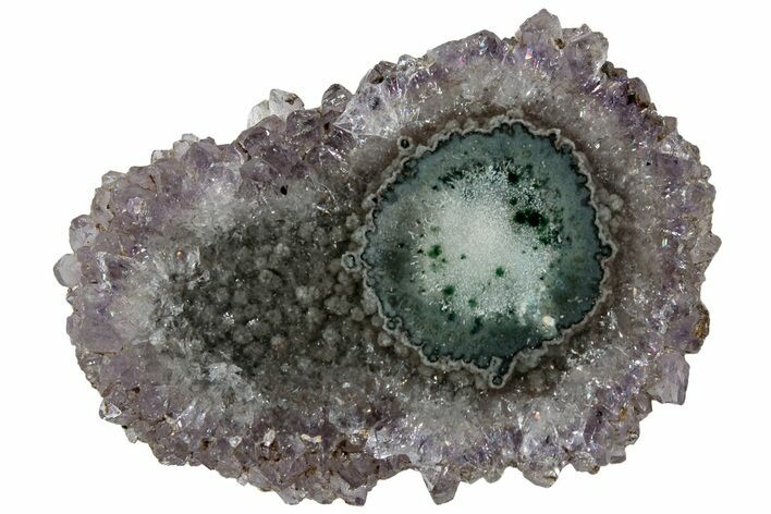 1.7" Amethyst Stalactite Slice - Uruguay (#187008) For Sale - FossilEra.com