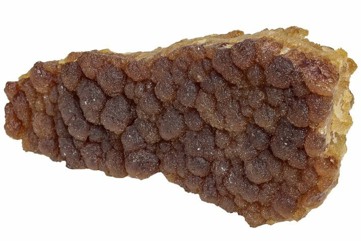 4" Fluorescent, Red-Orange Botryoidal Aragonite Formation - Peru ...