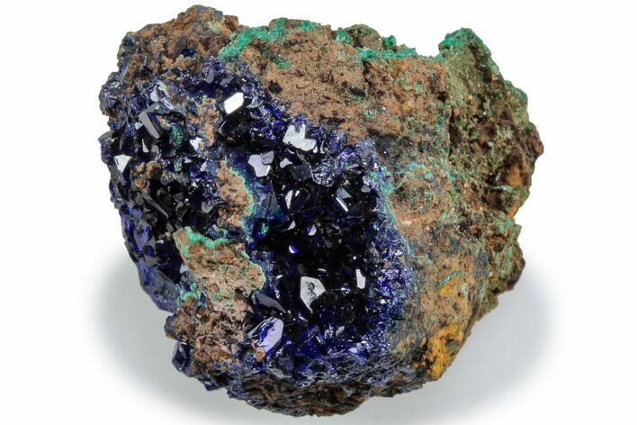 1" Sparkling Azurite and Malachite Crystals - China (#217599) For Sale ...