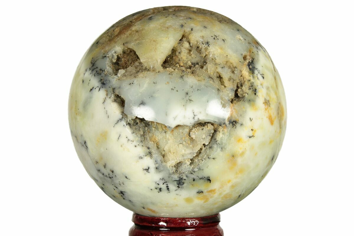 2.6" Polished Dendritic Agate Sphere - Madagascar (#218905) For Sale ...