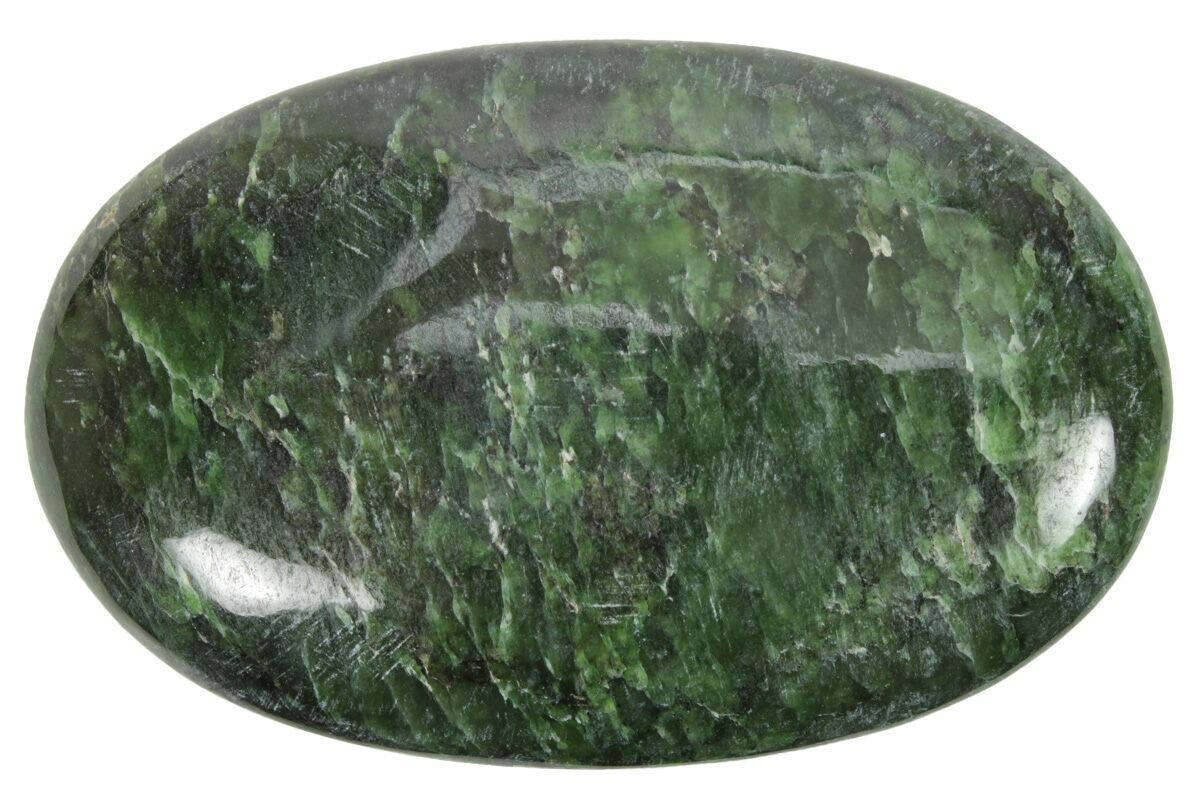 2.95" Polished Jade (Nephrite) Palm Stone - Afghanistan (#220983) For ...