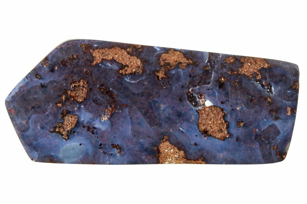 1.25" Vivid Blue Boulder Opal Cabochon - Queensland, Australia (#227111 ...