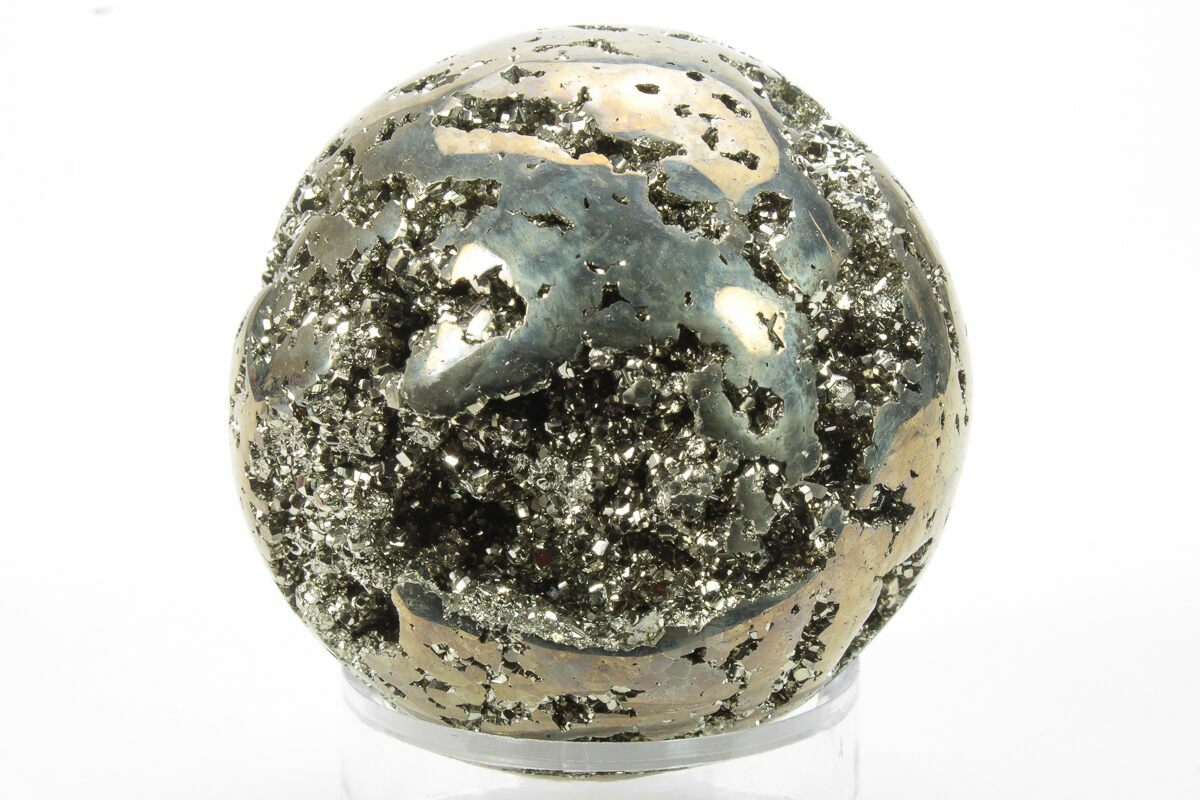 2.45" Polished Pyrite Sphere - Peru (#228366) For Sale - FossilEra.com