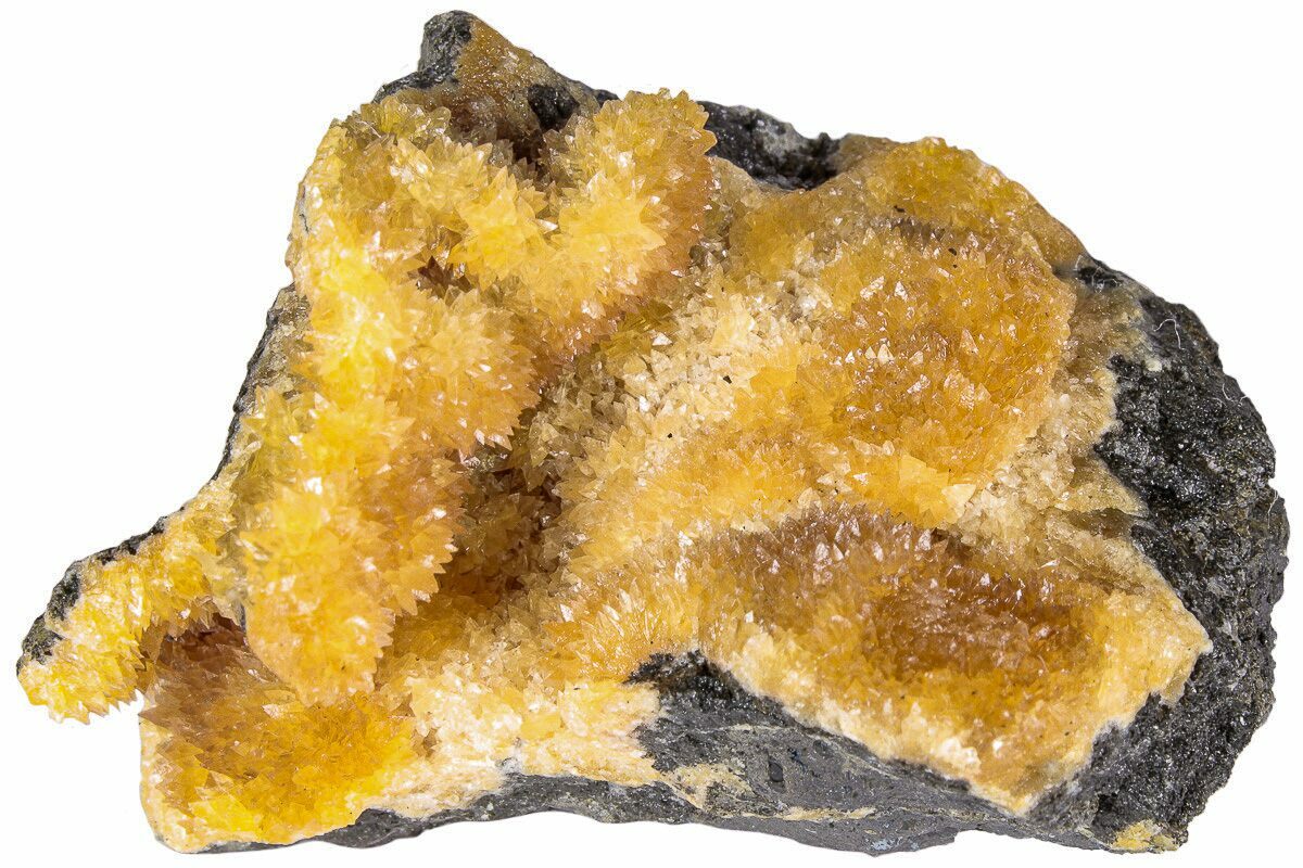 2" Intense Orange Calcite Crystal Cluster - Poland (#228274) For Sale ...