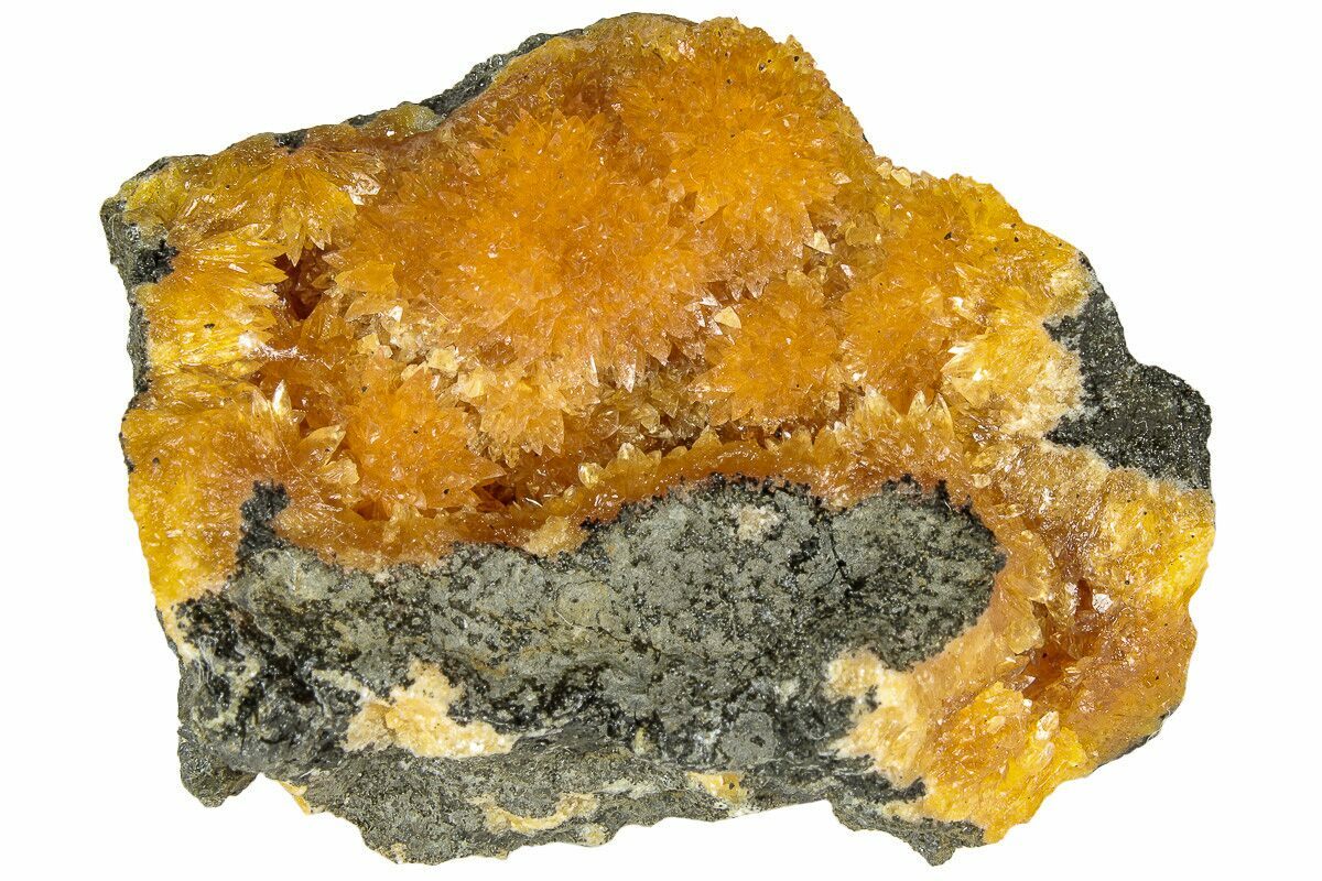 2.2" Intense Orange Calcite Crystal Cluster - Poland (#228284) For Sale ...