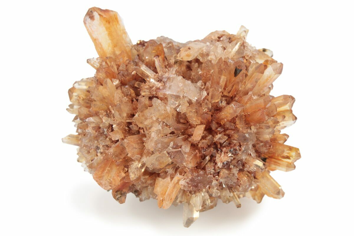 1.8" Orange Creedite Crystal Cluster - Durango, Mexico (#229277) For ...
