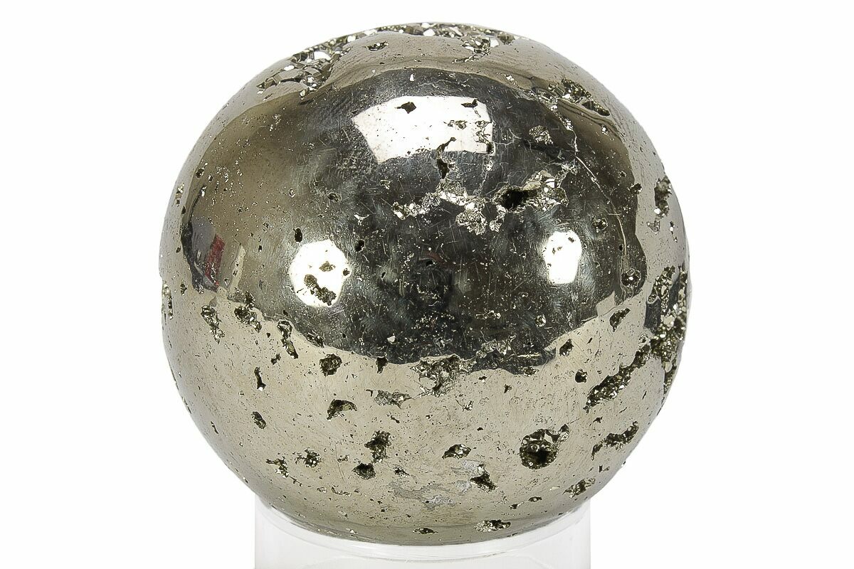 1.95" Polished Pyrite Sphere - Peru (#231628) For Sale - FossilEra.com
