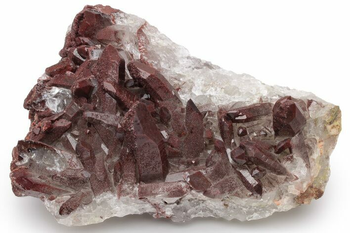 5.6" Natural, Red Quartz Crystal Cluster - Morocco (#232870) For Sale ...