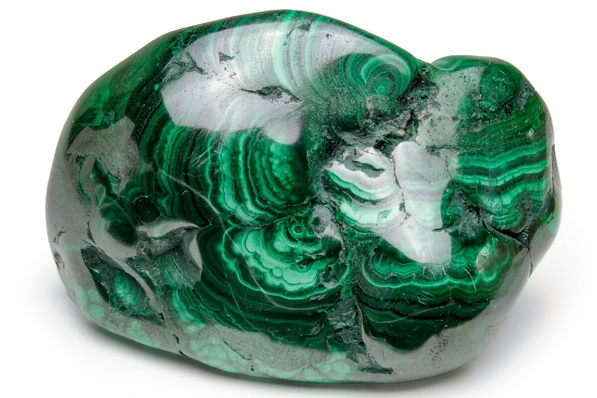 2.9" Vibrant, Polished Malachite Specimen - Congo (#233319) For Sale ...