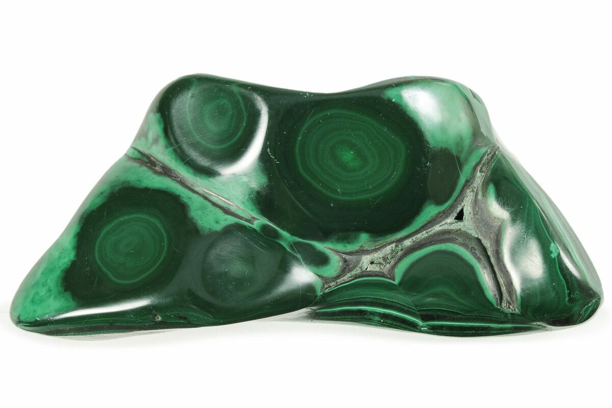4.8" Vibrant, Polished Malachite Specimen - Congo (#233309) For Sale ...