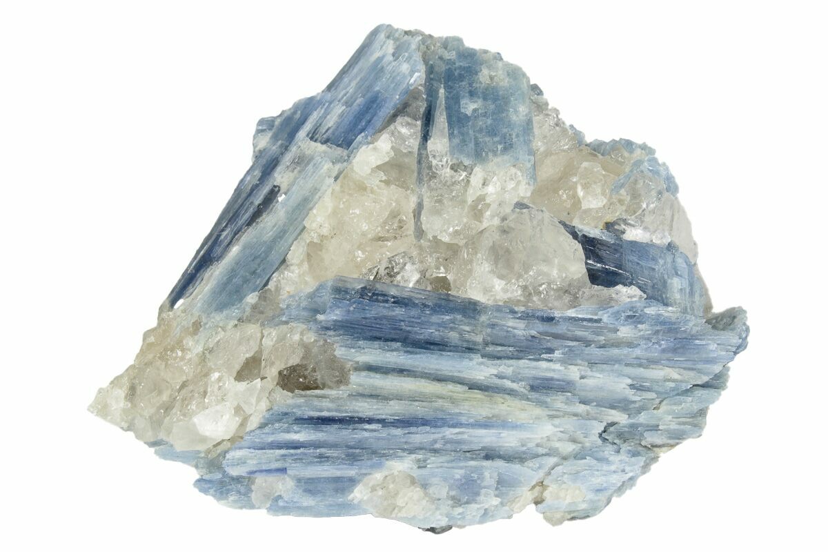 2.9" Vibrant Blue Kyanite Crystals In Quartz - Brazil (#235352) For ...