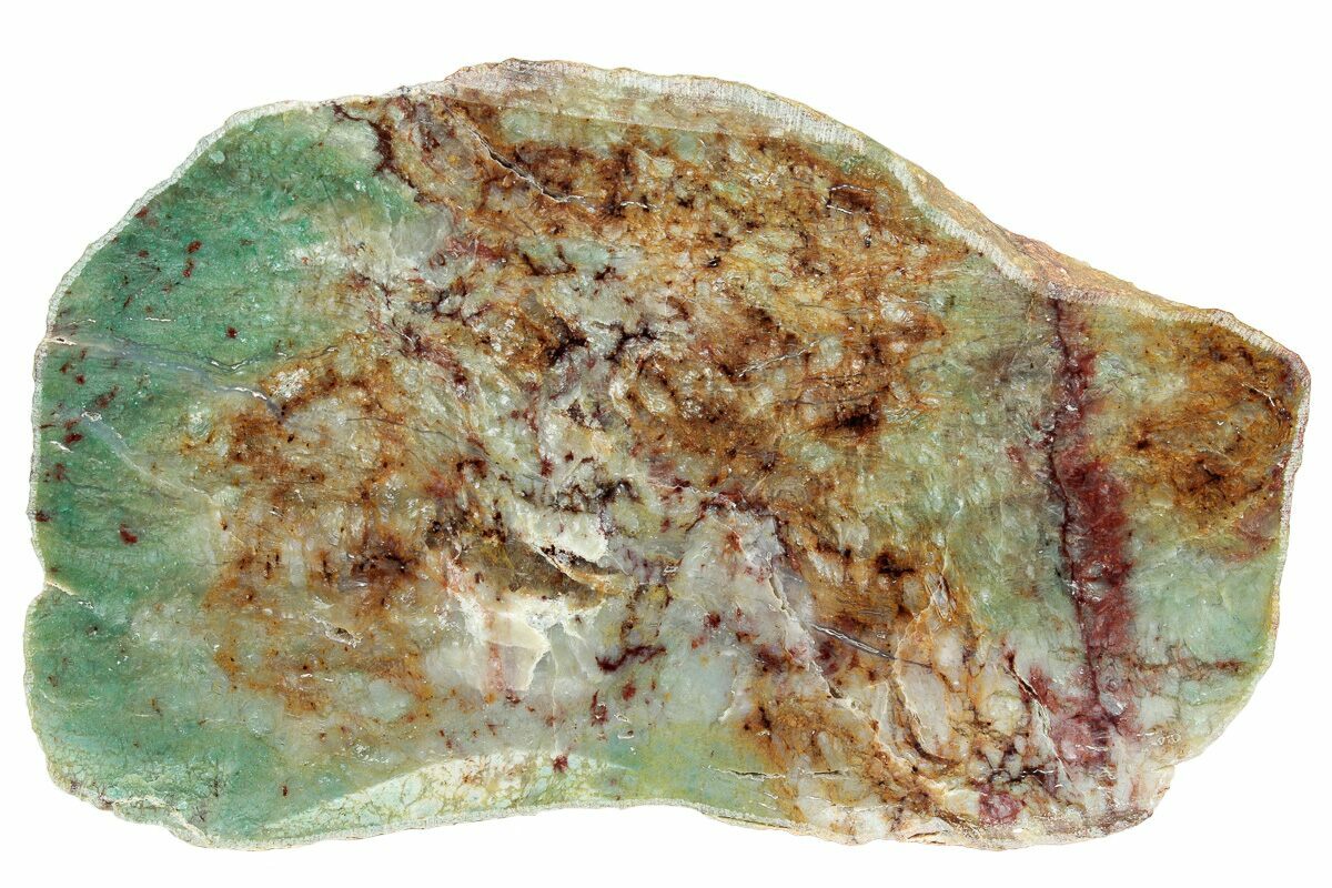 5.4" Polished Fuchsite Chert (Dragon Stone) Slab - Australia (#240079 ...