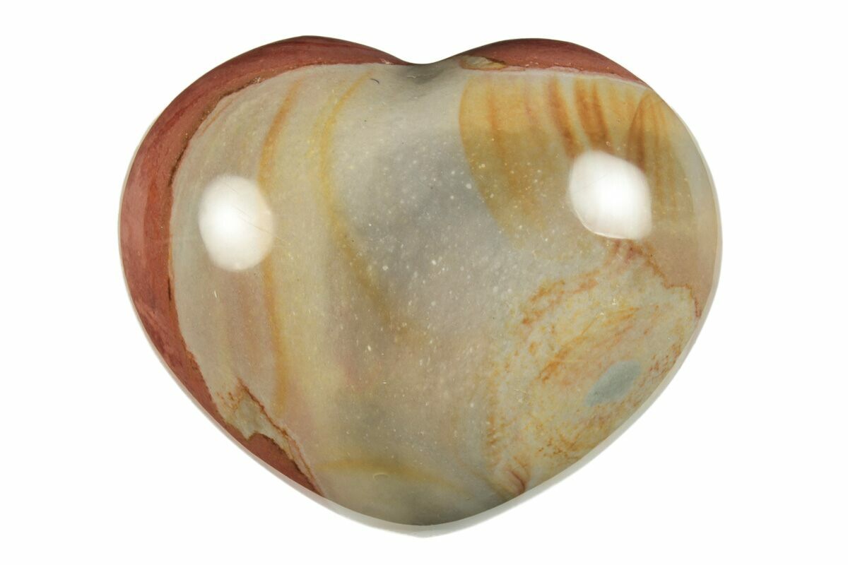2.45" Wide, Polychrome Jasper Heart - Madagascar (#246400) For Sale ...