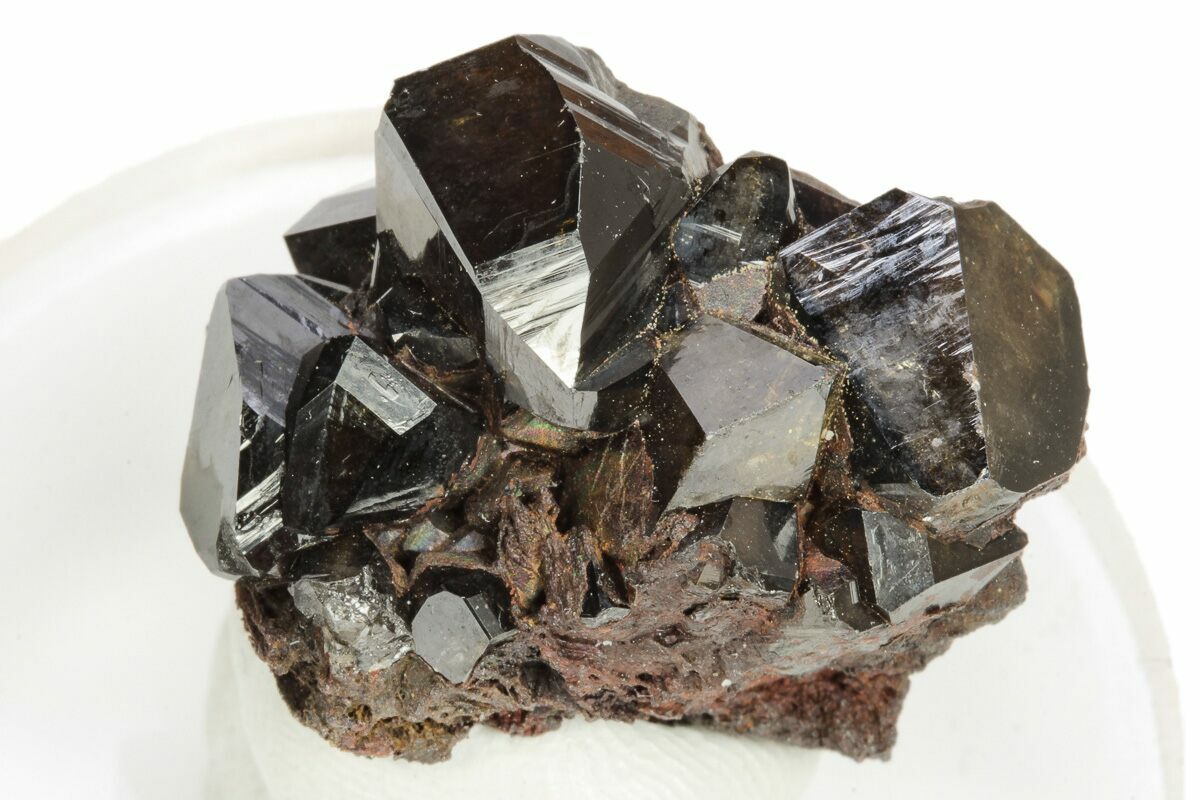 1.2" Gemmy Cassiterite Crystal Cluster - Viloco Mine, Bolivia (#246712 ...